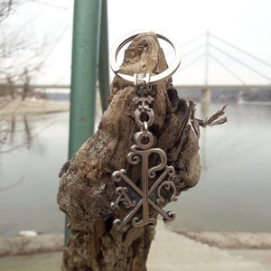 Christogram Jesus Christ Monogram Necklace,chi Rho Monogram of Christ ...