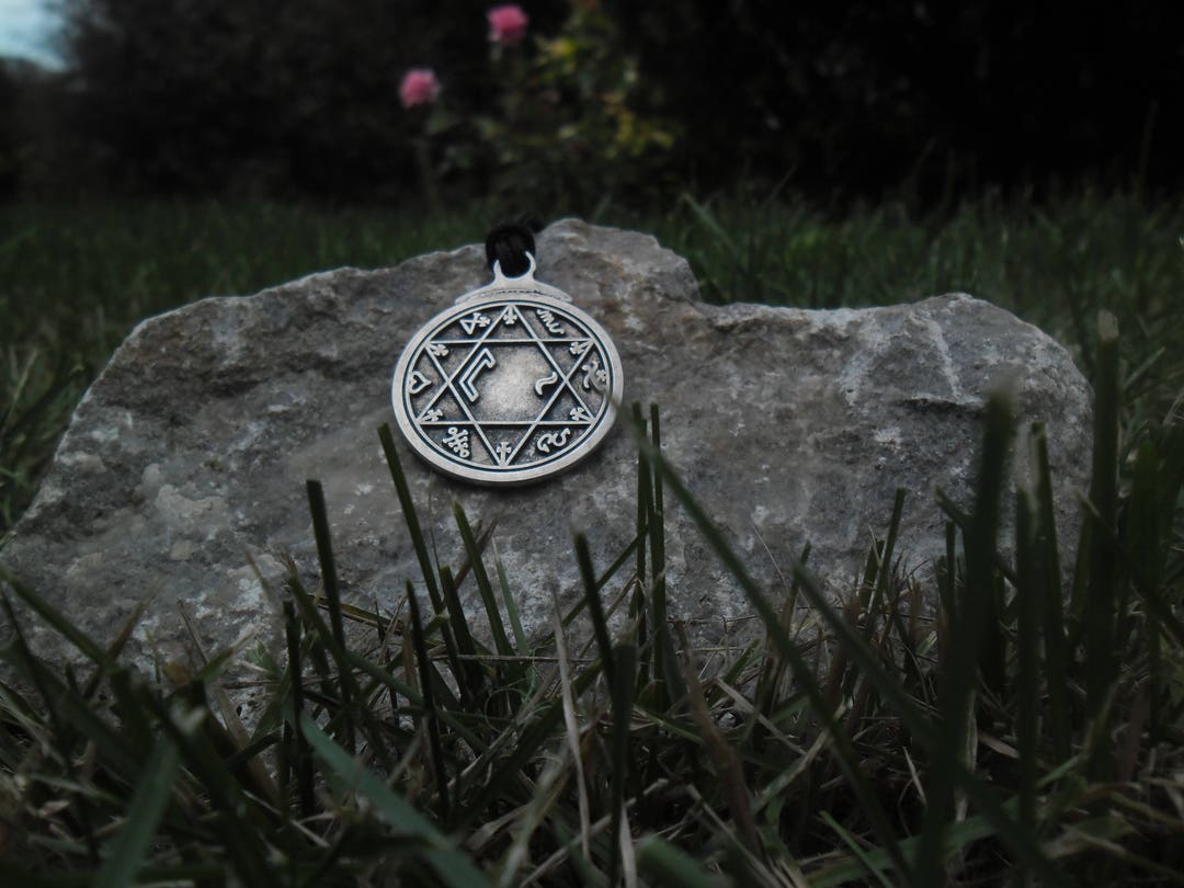 Magic Solomon Seal Hexagram Necklace,solomon Seal Keychain,protective ...