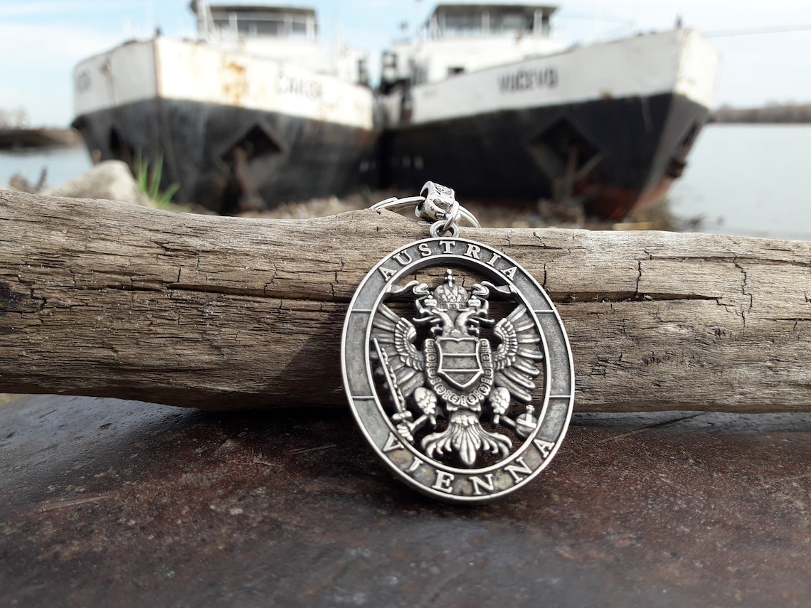 Austria Vienna Keychain,austria Coat of Arms Eagle Keychain,Österreich ...
