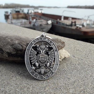 Austria Vienna Keychain,austria Coat of Arms Eagle Keychain,Österreich ...
