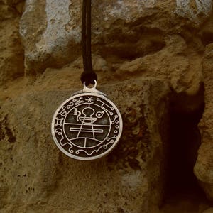Key of Solomon Necklace,secret Seal of Solomon Keychain,protection ...