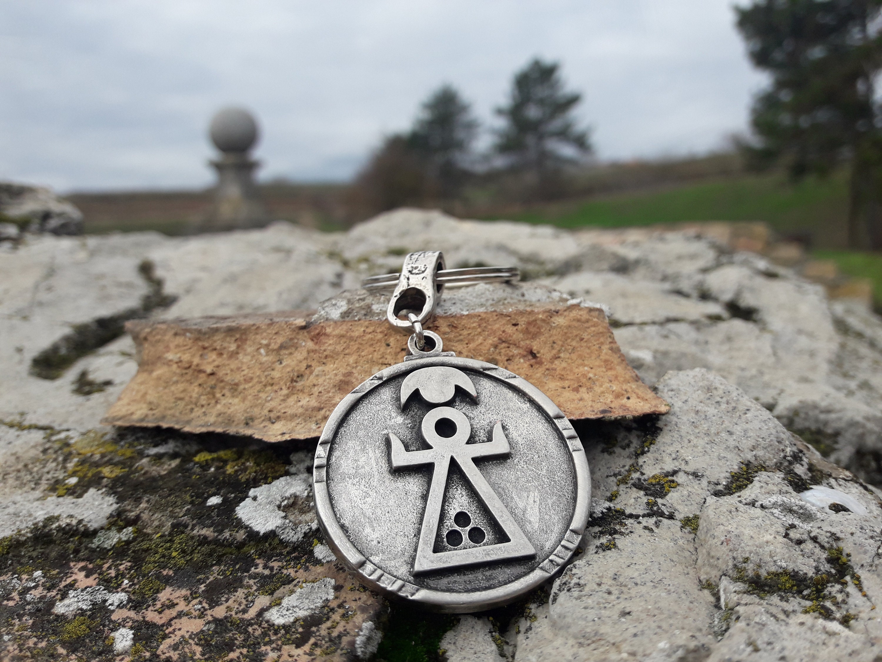 Punic and Phoenician Goddess Tanit Symbol Necklacelucky - Etsy Canada