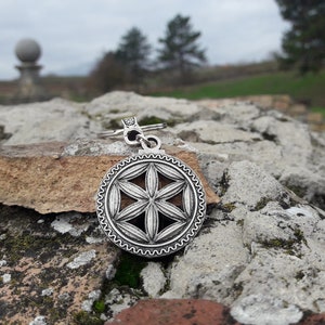 Wheel of Perun Necklace,perunika Svarga Symbol of Perun Slavic Pendant ...