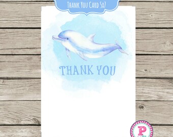Dolphin Thank You - Etsy