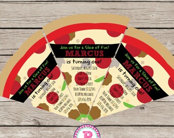 Slice of Fun Invite - Etsy