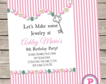 Jewelry Party Invitation - Etsy