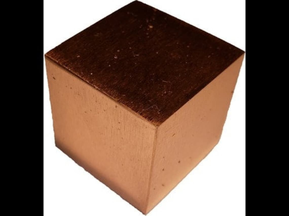 1 Inch Square Solid Copper Cube - Etsy