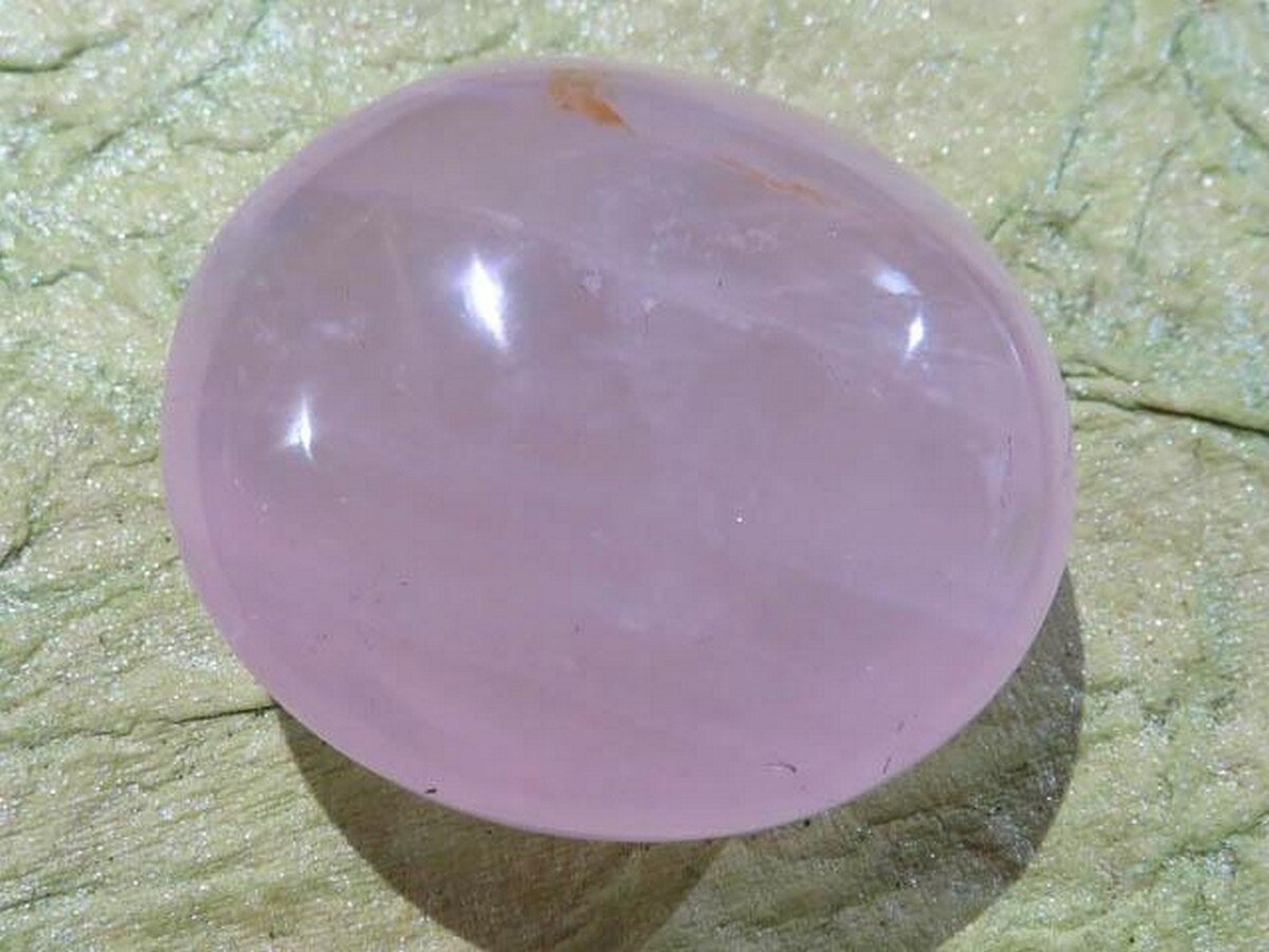 Polished Gemmy Rose Quartz Gallet - Palm Stone - Fidget Rock - From ...