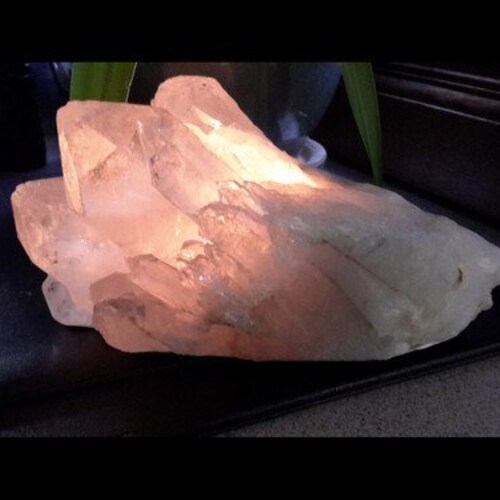 Clear Quartz Crystal Cluster Tea Light Candle Holder - Etsy