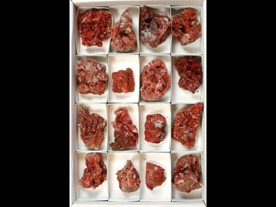 Red Gypsum Mineral Specimen From Spain - Etsy