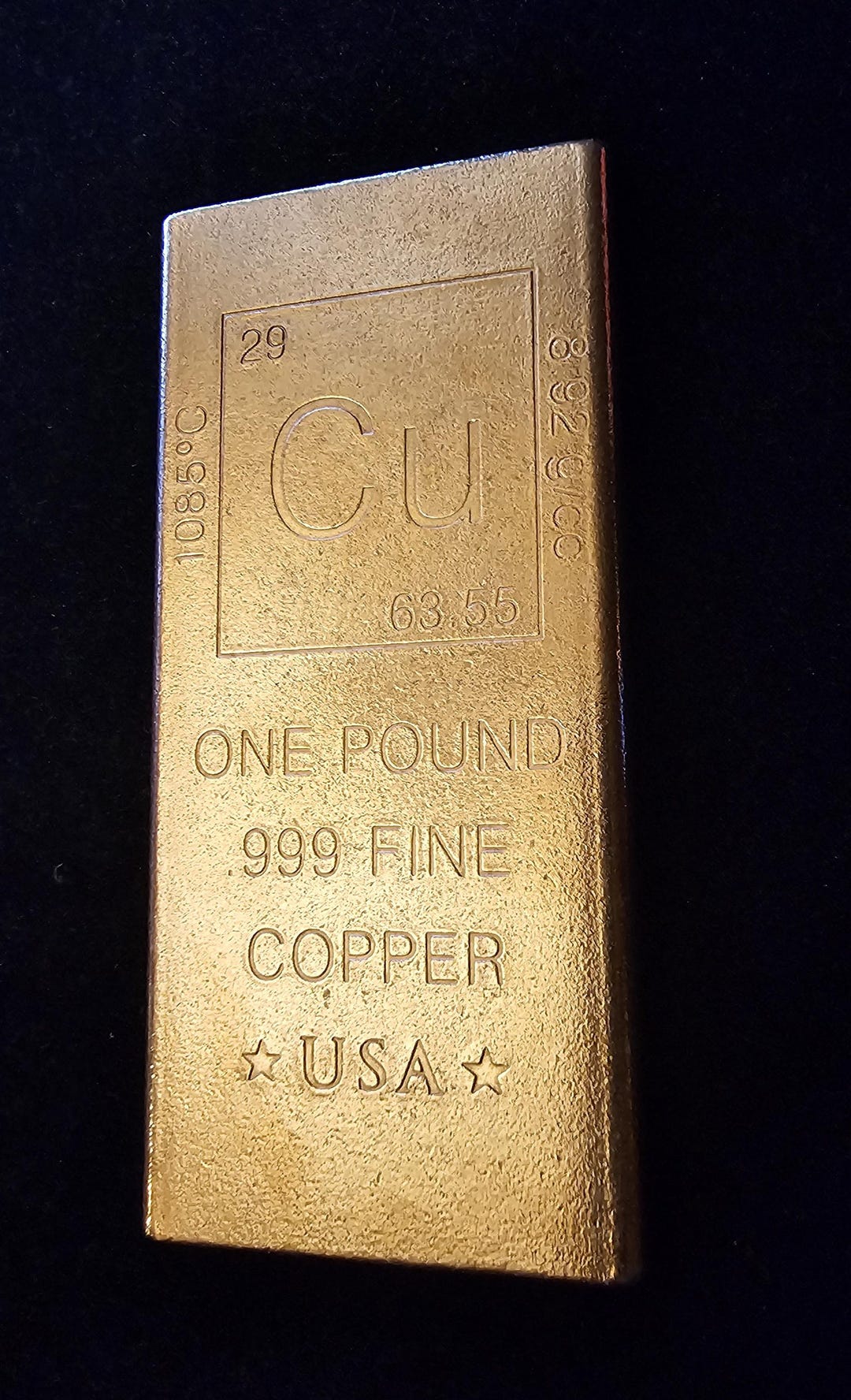 One Pound Solid Fine Copper Bar -elemental Collection - Etsy
