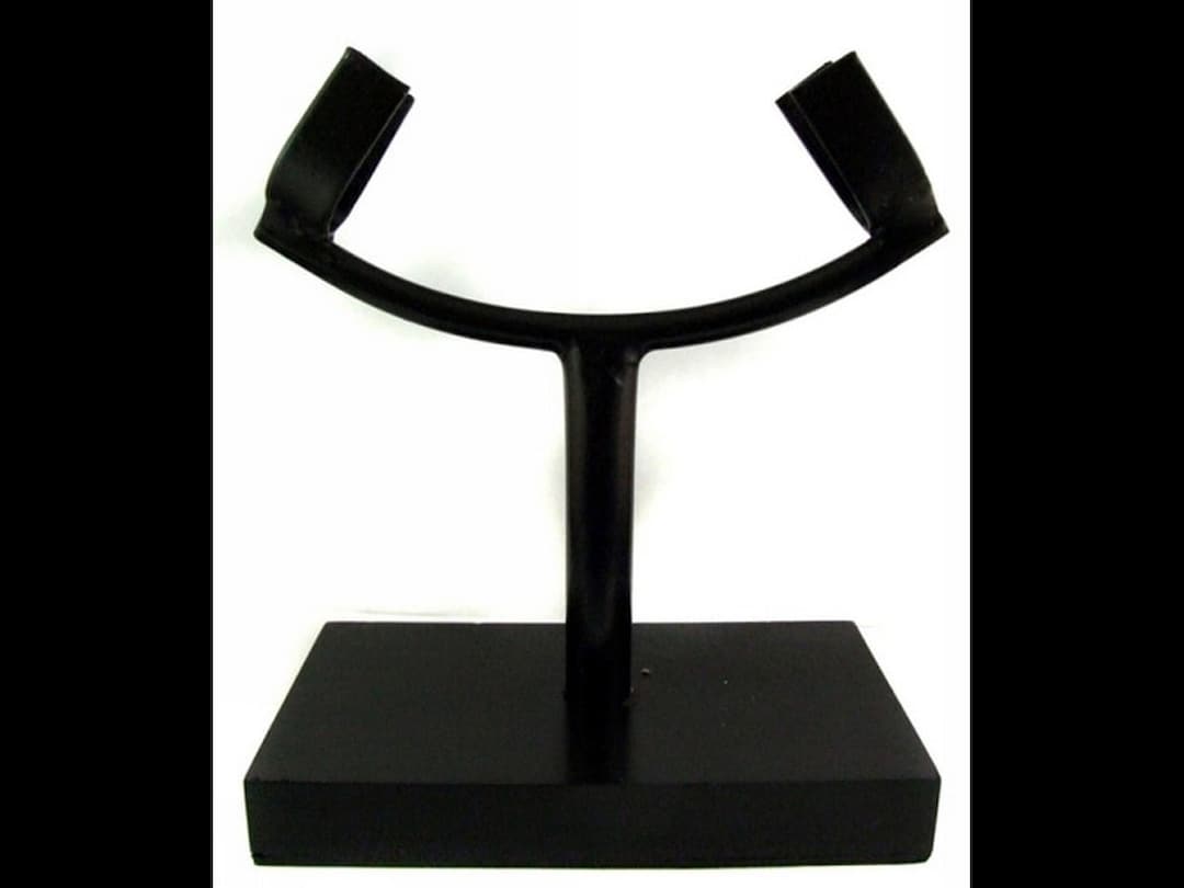 Wrought Iron Prong Holder Stand - " Horse Shoe " Stand - Medium - Etsy