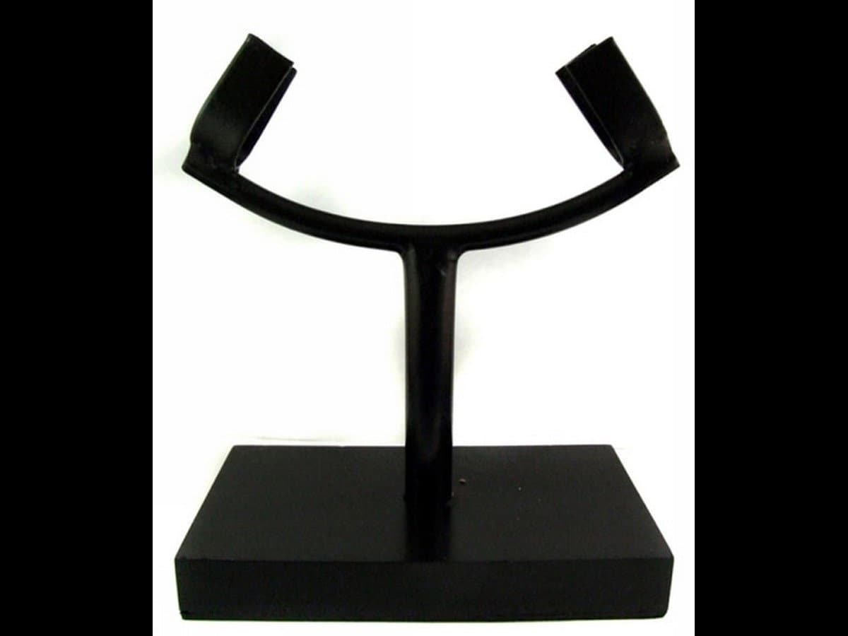 Wrought Iron Prong Holder Stand - Stand - Medium - Etsy