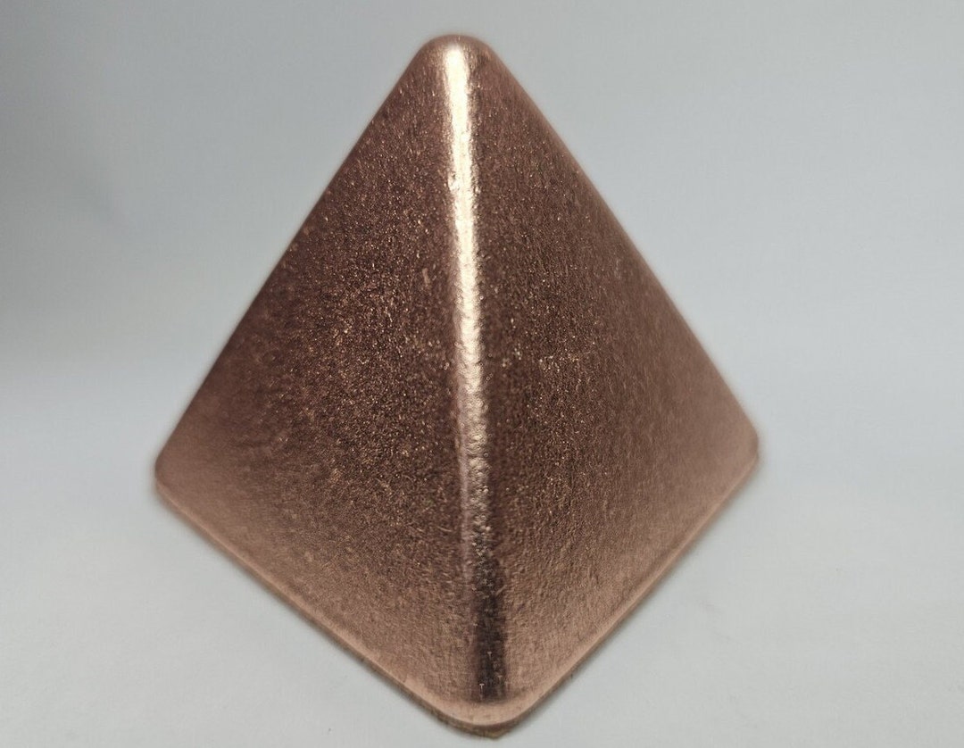 Solid Copper Pyramid - 2.5 Inches -brushed Finish - Etsy