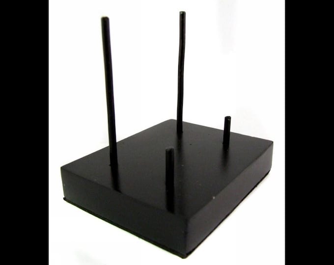 Wrought Iron Peg Stand: Four Prong Display Base Stand Large - Etsy