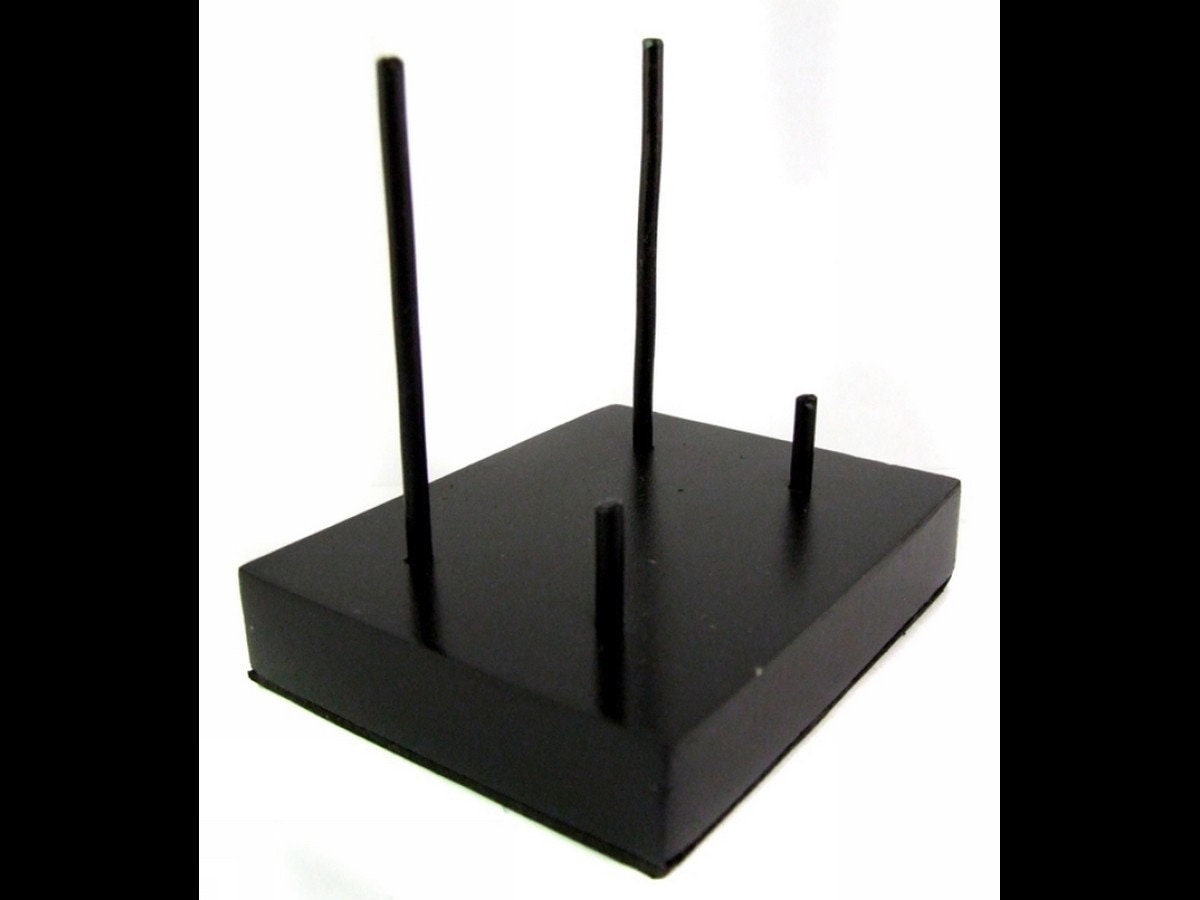 Wrought Iron Peg Stand: Four Prong Display Base - Stand - Large - Etsy