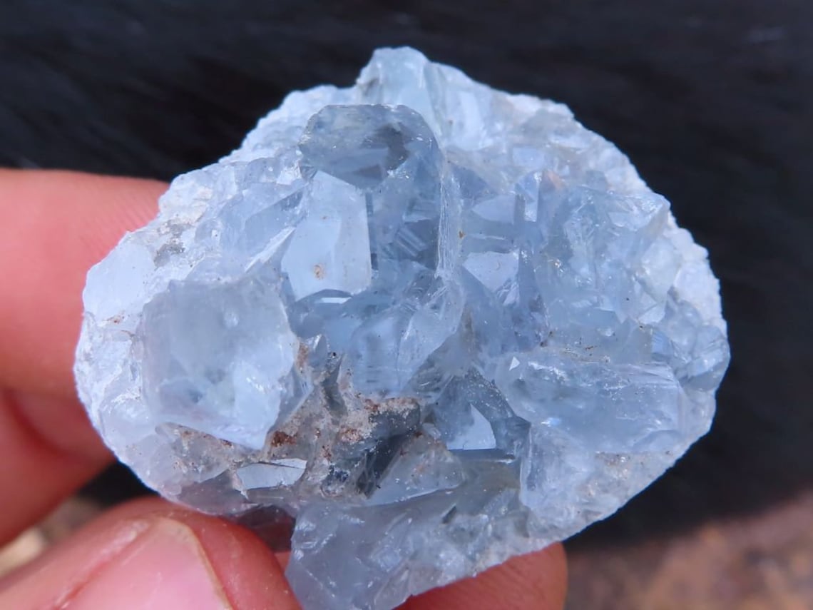 Natural Blue Celestite Crystal Specimens Lot 2 Grab Bag - Etsy