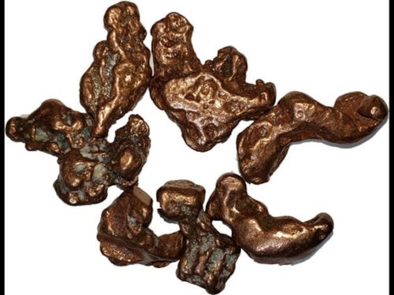 Natural Native Copper Nuggets: 2 Oz Lot; Keweenaw Michigan - Etsy