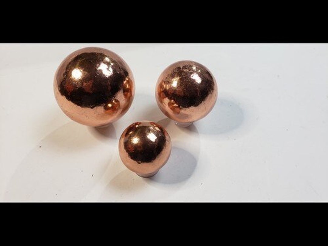 Copper Sphere Set - 3 Spheres/3 Sizes - High Polish Finish - Etsy