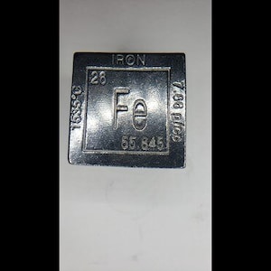 Elemental Cube Collection: 1.25 Inch Solid Iron Cube - Etsy