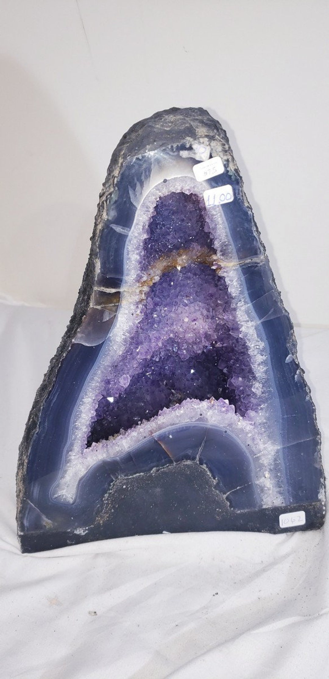 Amethyst Church Crystal Cathedral Geode - Nice Agate - Etsy