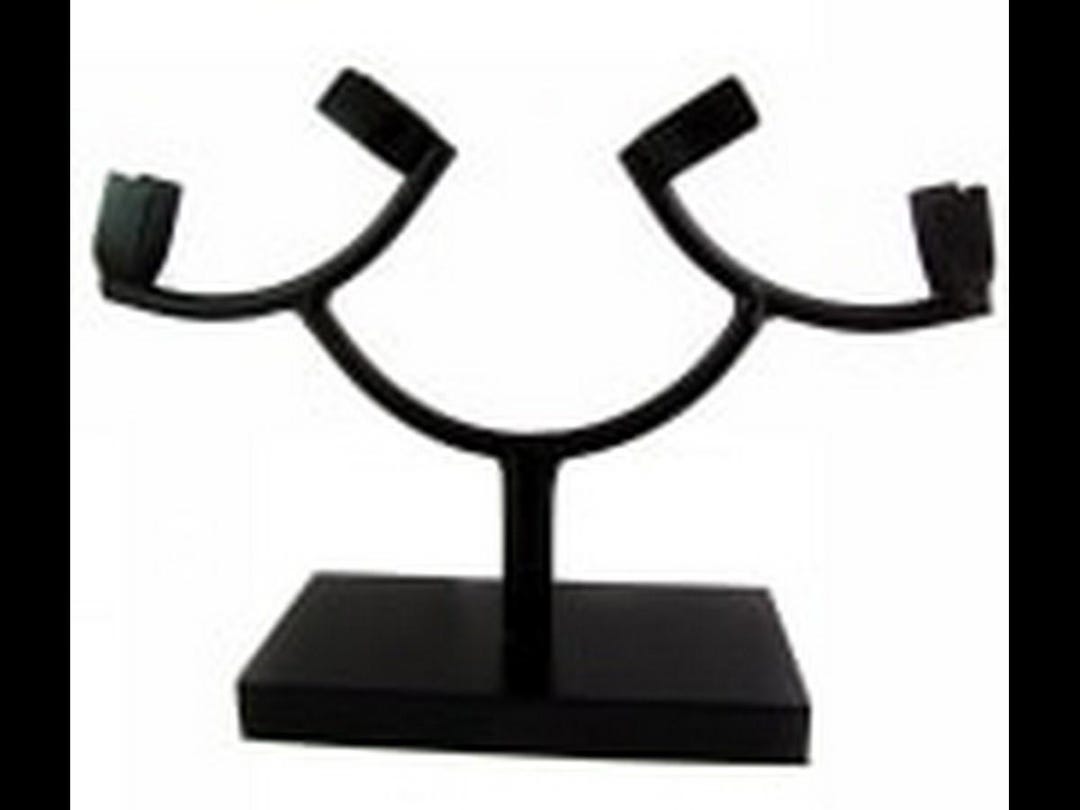Wrought Iron Prong Holder Stand - "horse Shoe" Stand - Large - Etsy