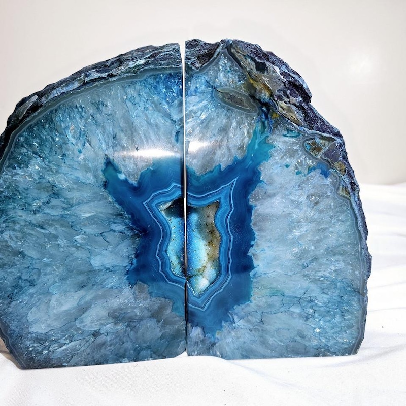 Geode Bookends - Etsy