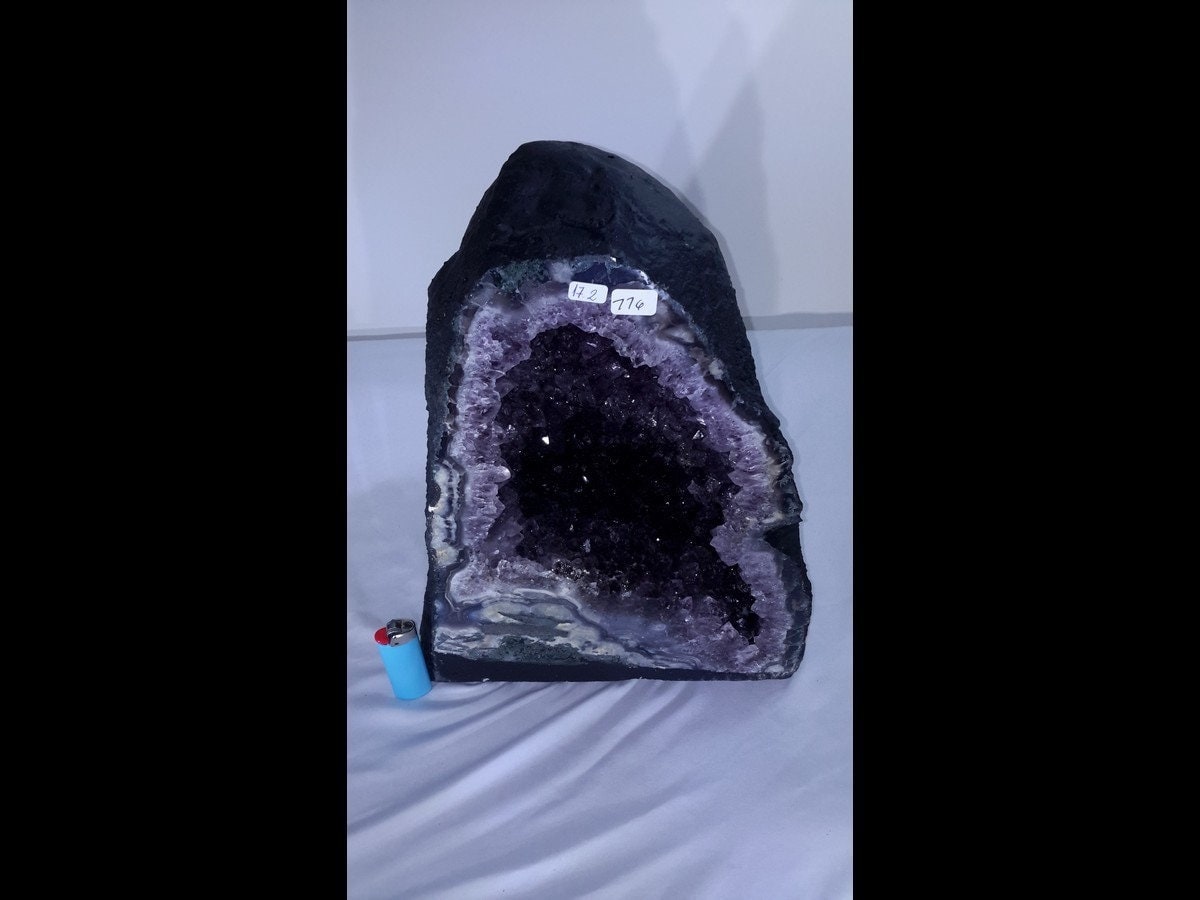 Amethyst Church Crystal Cathedral Geode - Nice Cave - 14" Tall - Etsy