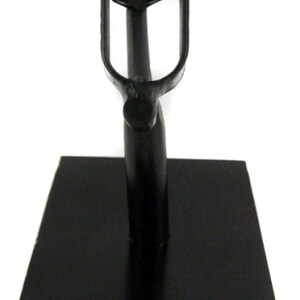 Wrought Iron Prong Holder Stand - "horse Shoe" Stand - Small - Etsy