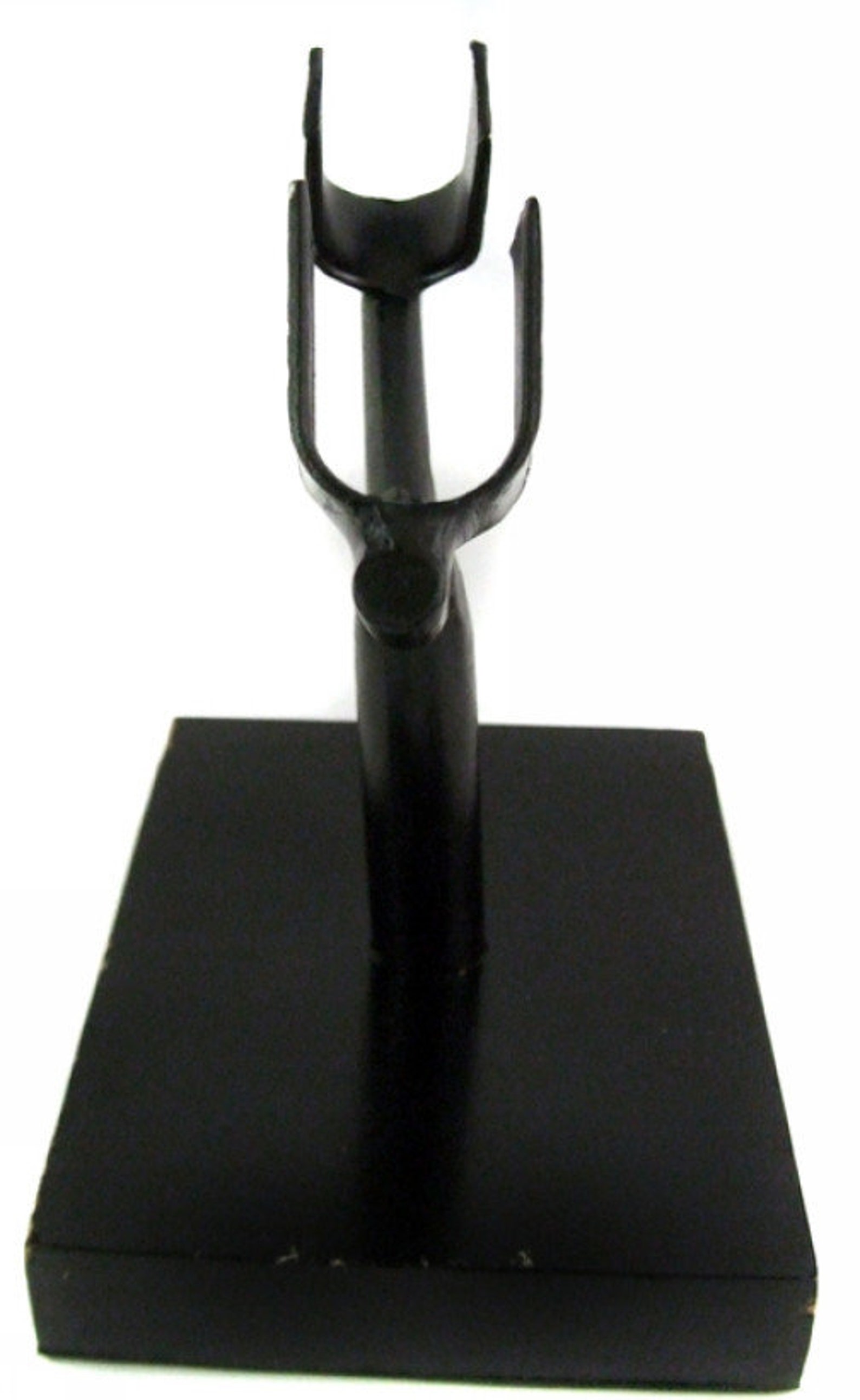 Wrought Iron Prong Holder Stand - " Horse Shoe " Stand - Medium - Etsy