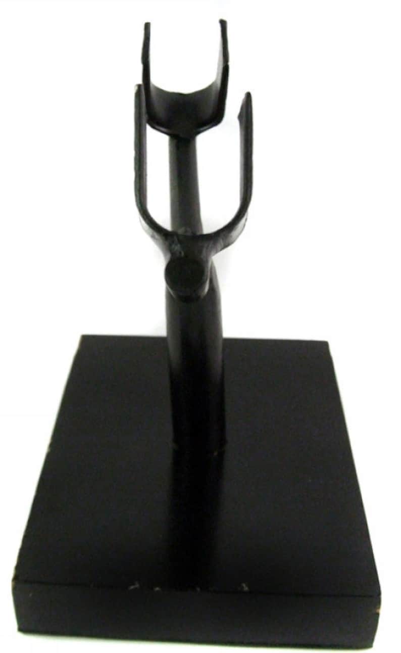 Wrought Iron Prong Holder Stand - " Horse Shoe " Stand - Medium - Etsy