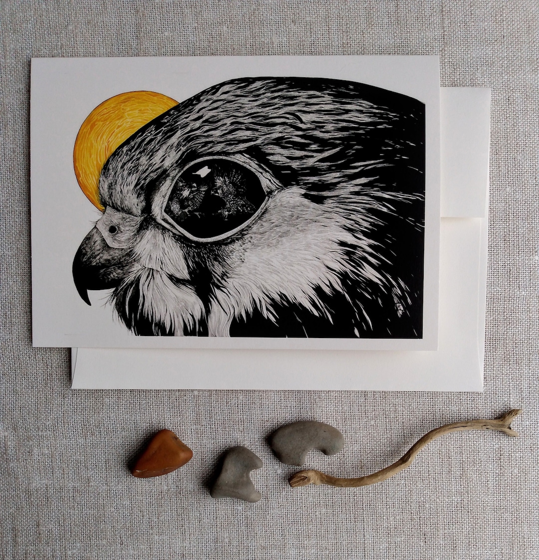 Falcon, Reflection, Inscribe, Engrave, Chase, Etch, Carve, Deboss ...