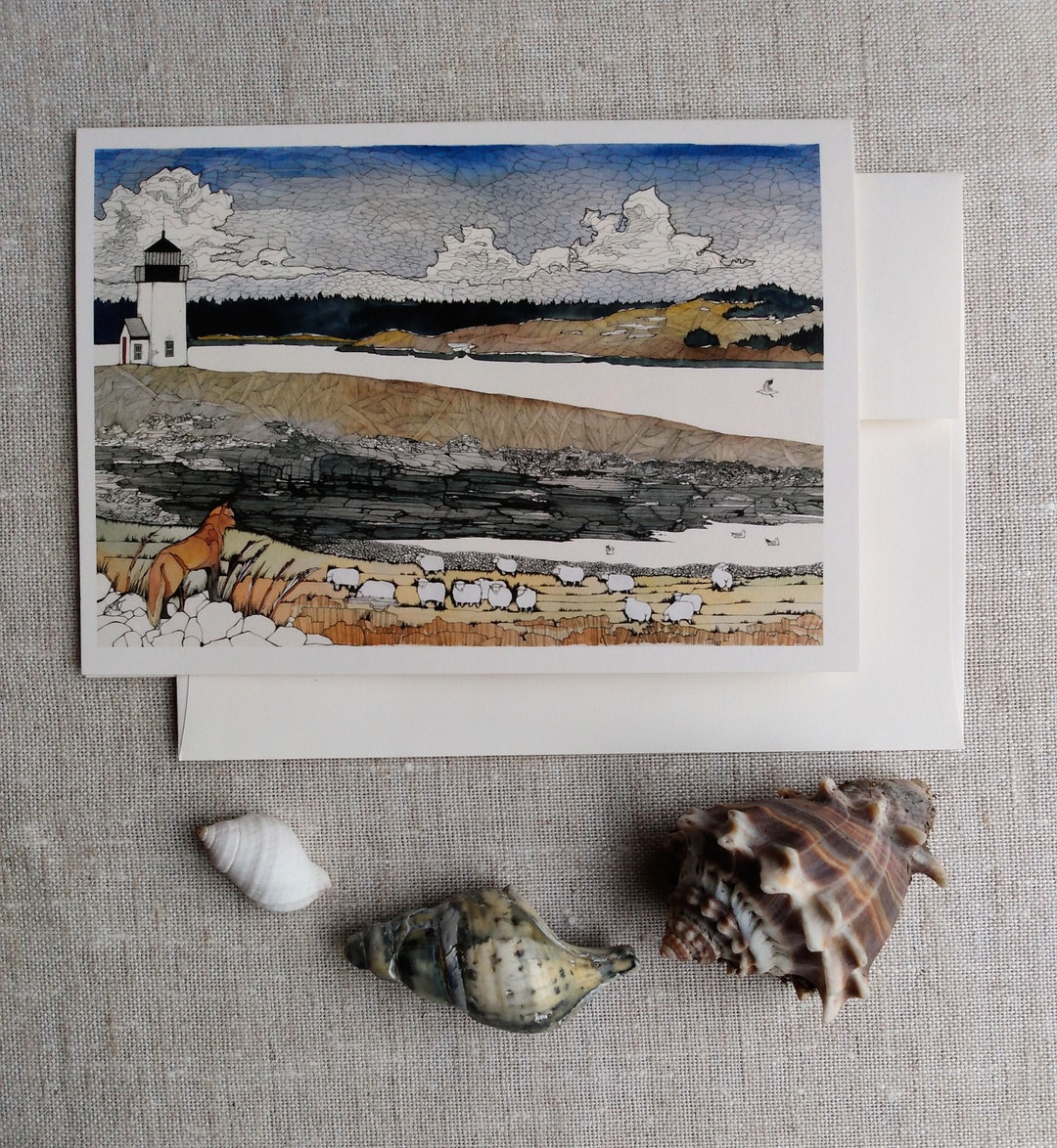 Fox, Sheep, Ocean, Lighthouse, Maine Coast, Sea Gull, Islands, Rocks ...