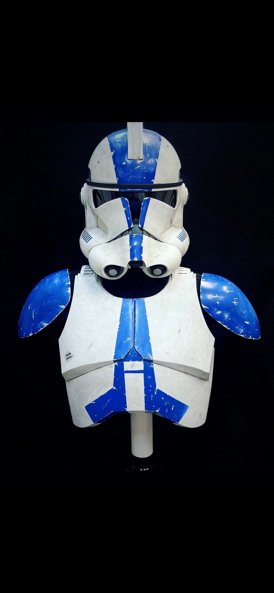 Star Wars Phase 2 501st Clone Trooper Helmet, Chest, and Shoulders ...