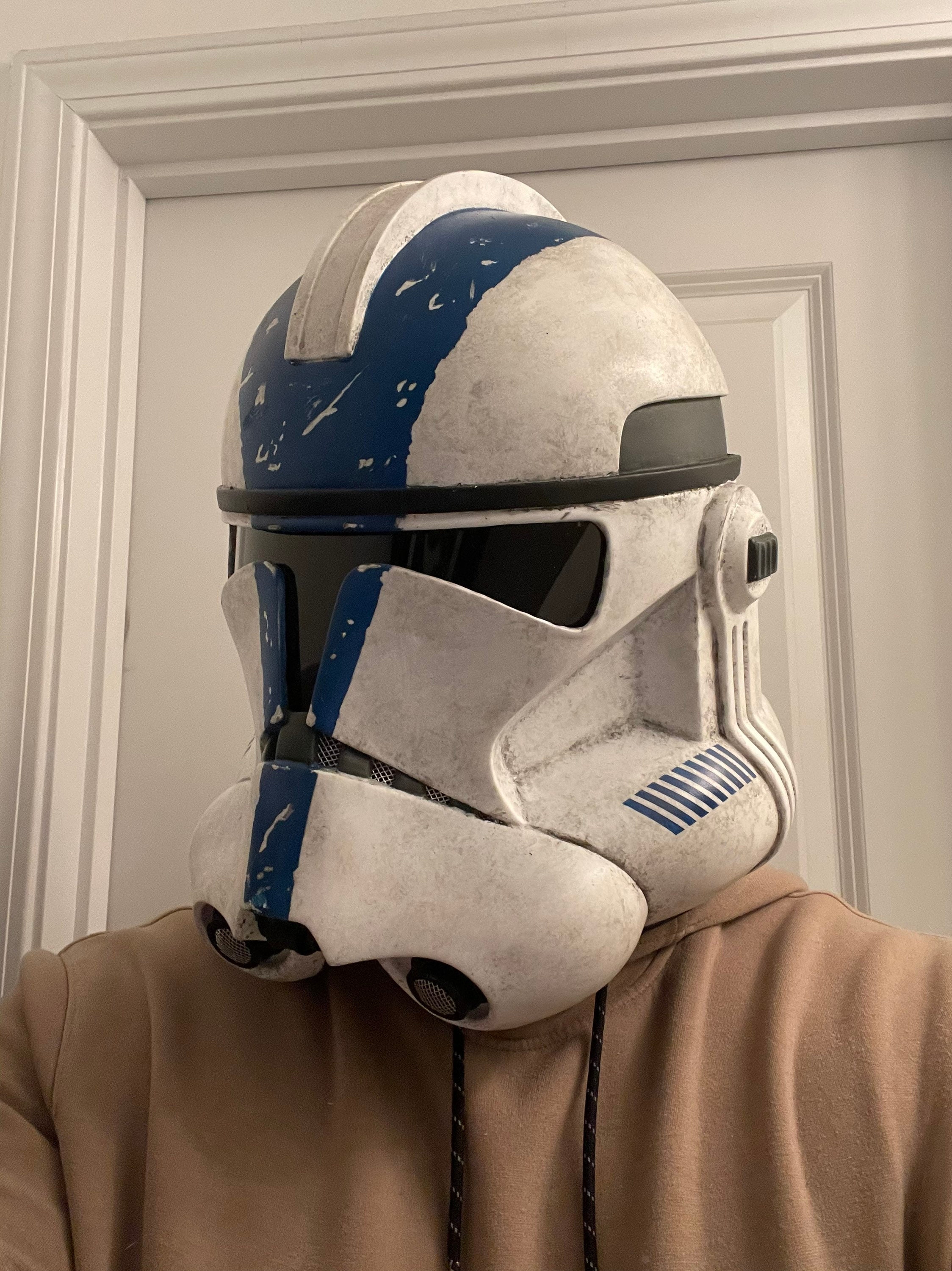 Star Wars Helmet Clone Trooper 501st Legion Revenge of the - Etsy