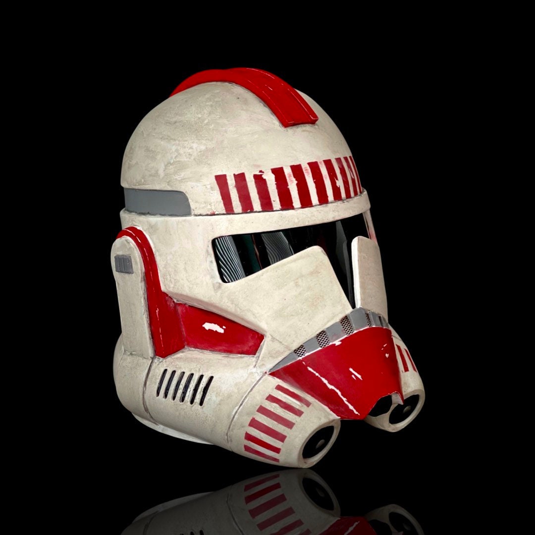 Hand Painted Star Wars Shocktrooper Helmet, Clone Wars 1:1 Scale - Etsy