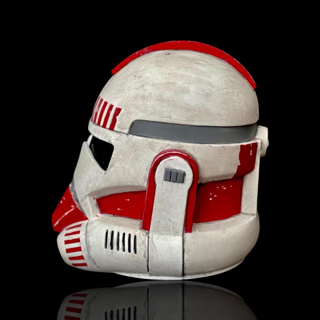 Hand Painted Star Wars Shocktrooper Helmet, Clone Wars 1:1 Scale - Etsy