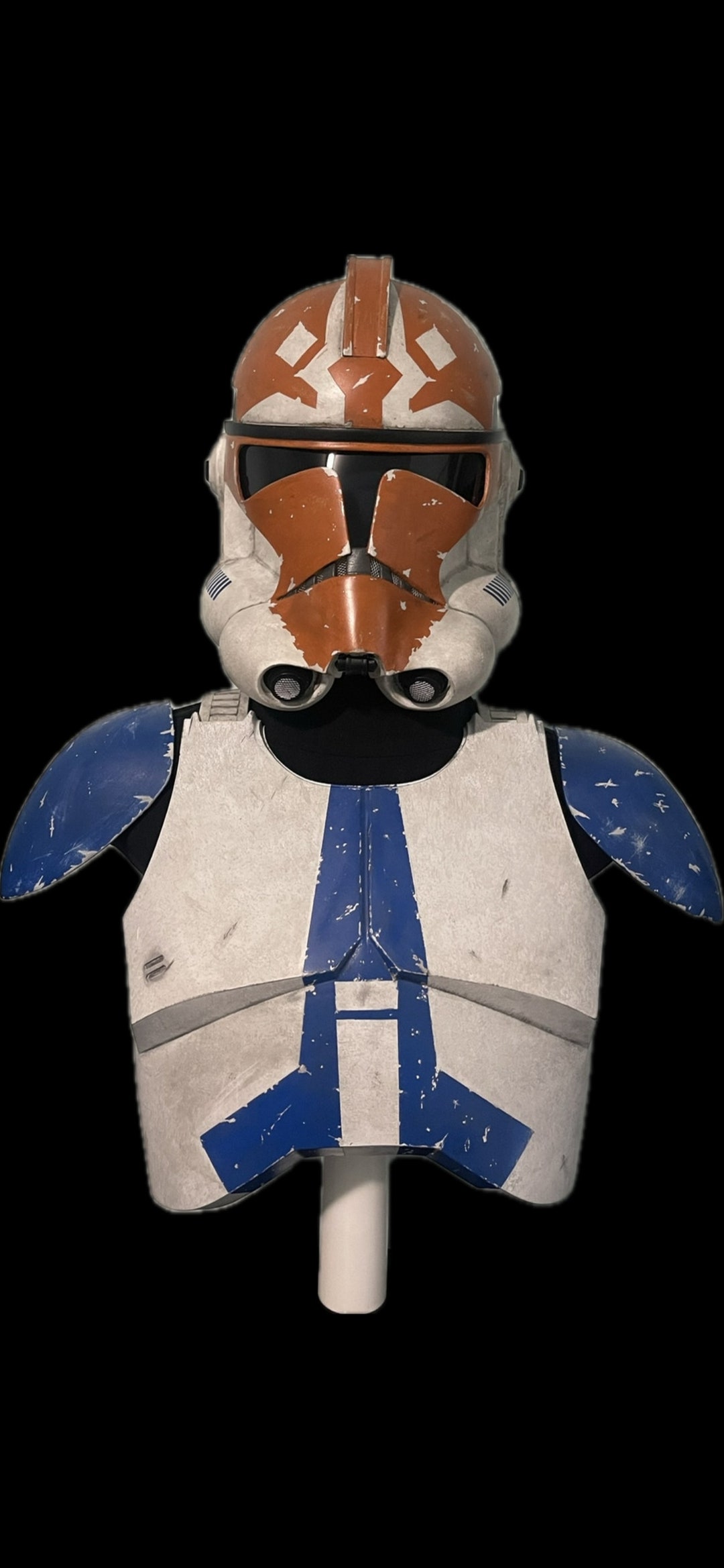 Star Wars Ahsoka 332nd Phase 2 501st Clone Trooper Bust. Helmet, Chest ...