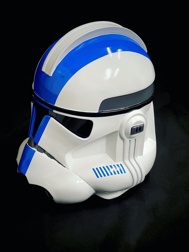 Casco de soldado clon de Star Wars, Legión 501, La venganza de los Sith, LIMPIO - Etsy España