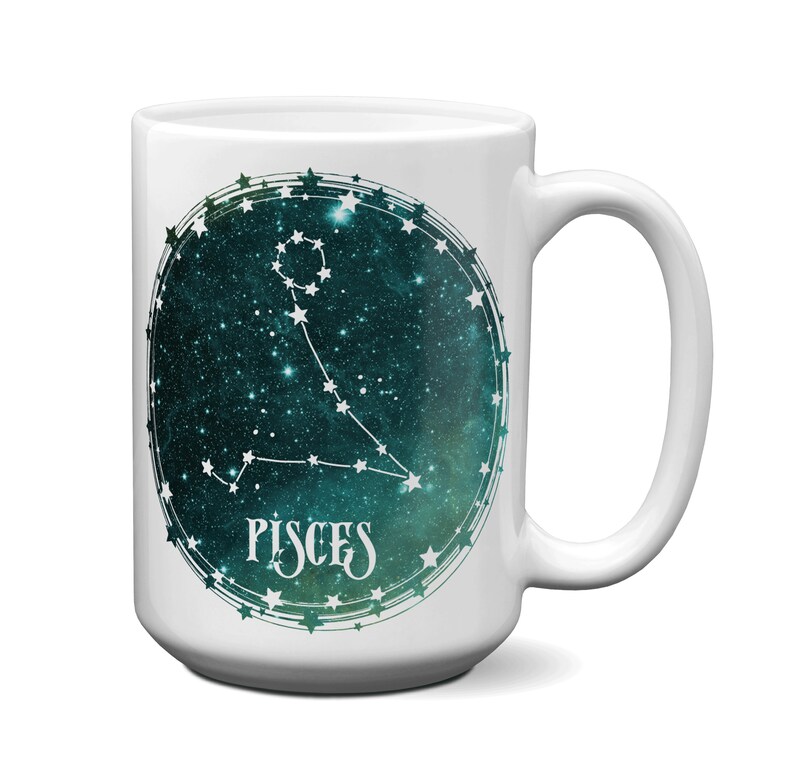 Pisces Zodiac Sign Gift Pisces Coffee Mug Pisces Gift Idea | Etsy
