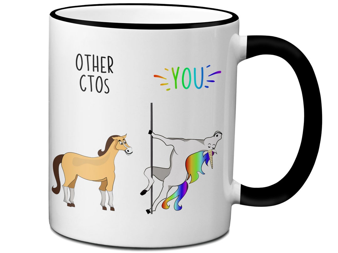 CTO Gift Idea, Funny Other Ctos You Unicorn Vs Horse Mug, CTO Gifts ...