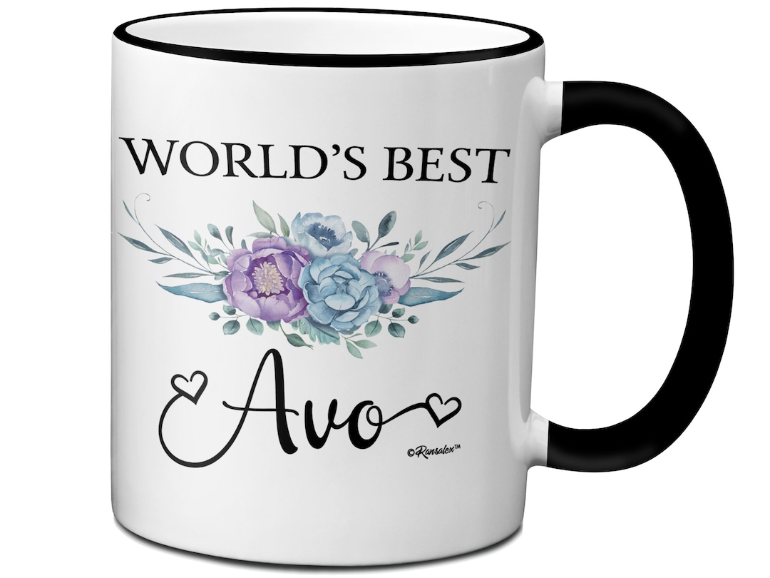 Avo Gifts, World's Best Avo Coffee Mug, Avo Tea Cup, Gifts for ...