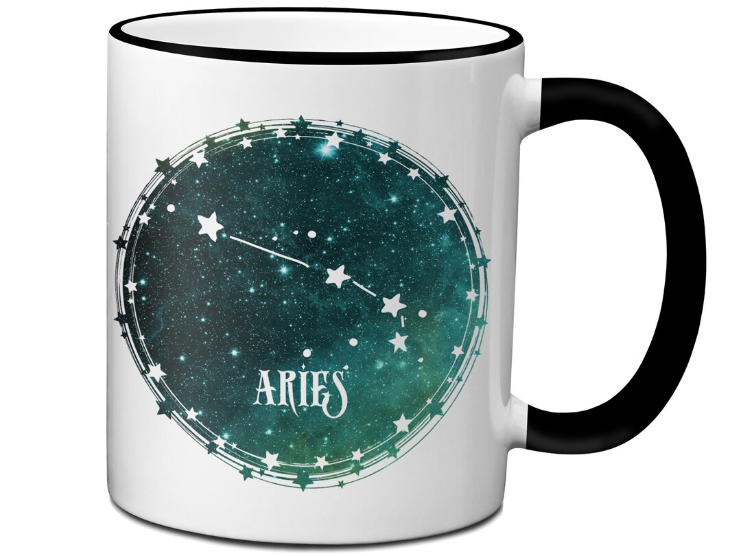Aries Zodiac Sign Coffee Mug, Great Gift Idea, Astrology, 11oz/15oz ...