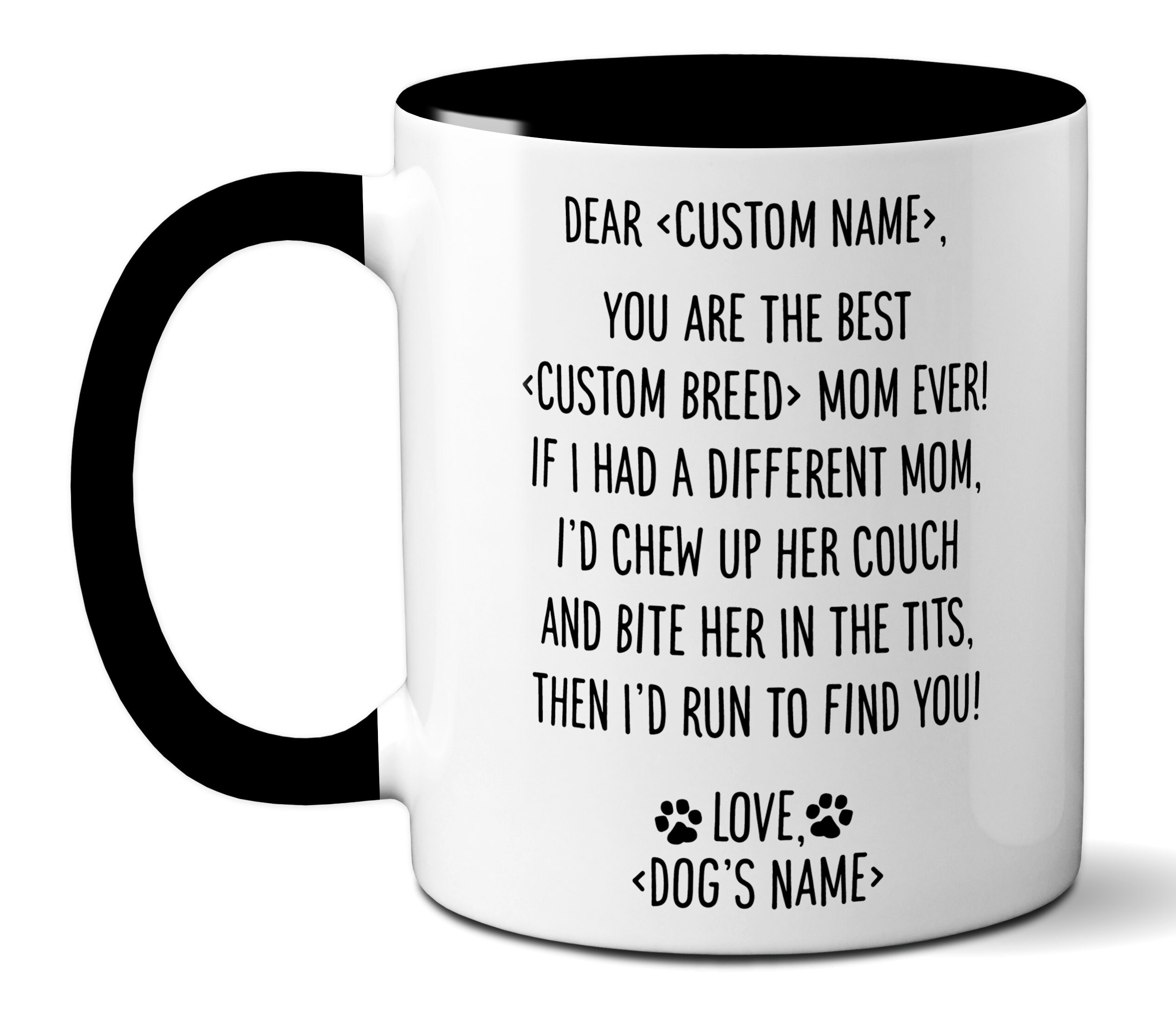 Dog Mom Gift Custom Breed Dog Mom Mug Dog Gifts For Women | Etsy