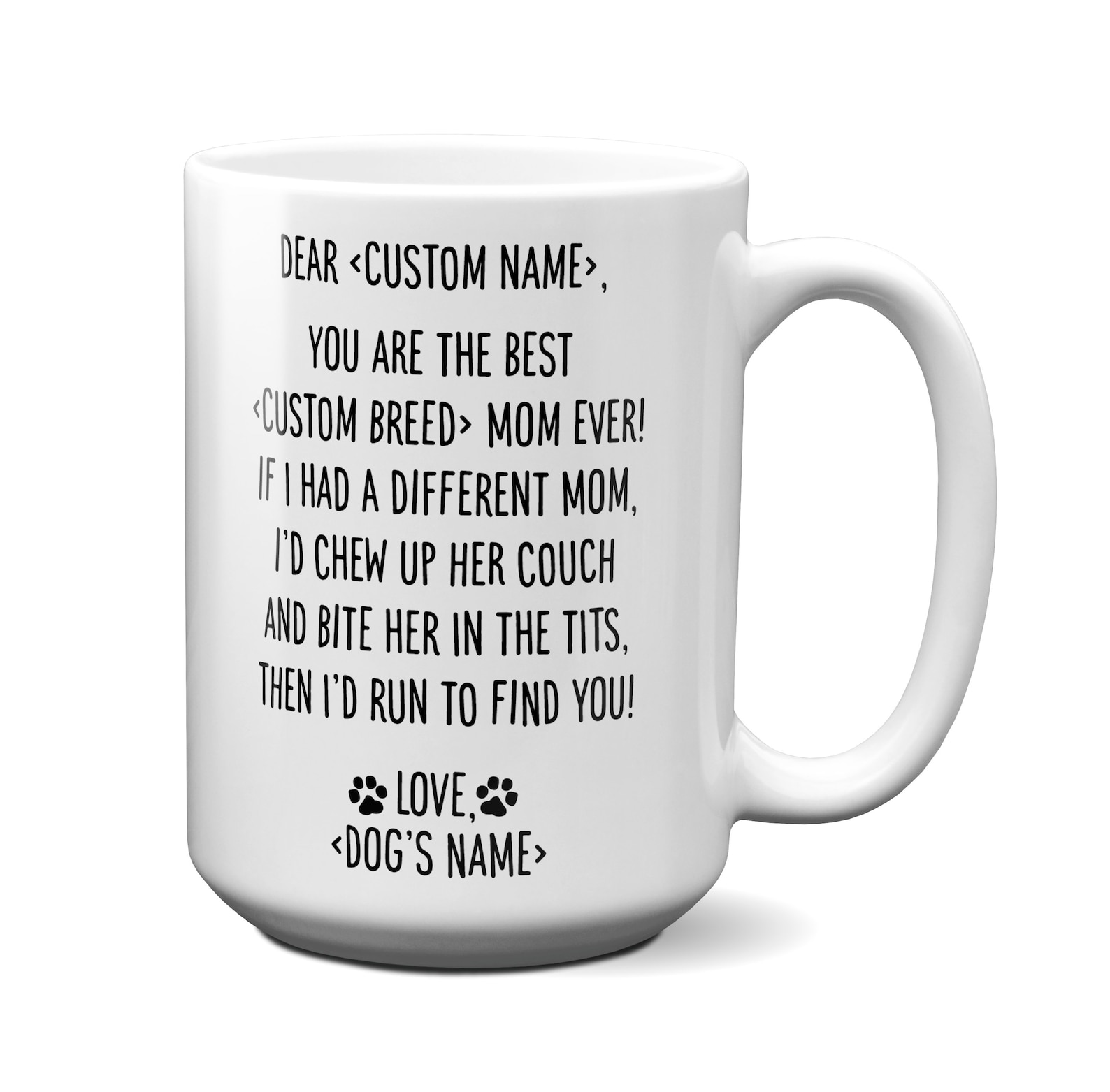 Dog Mom Gift Custom Breed Dog Mom Mug Dog Gifts For Women | Etsy