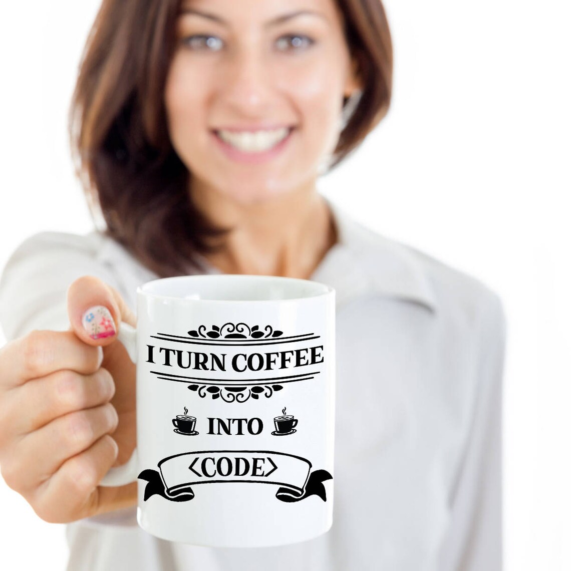 Funny Programmer Coffee Mug I Turn Coffee Into Code - Etsy