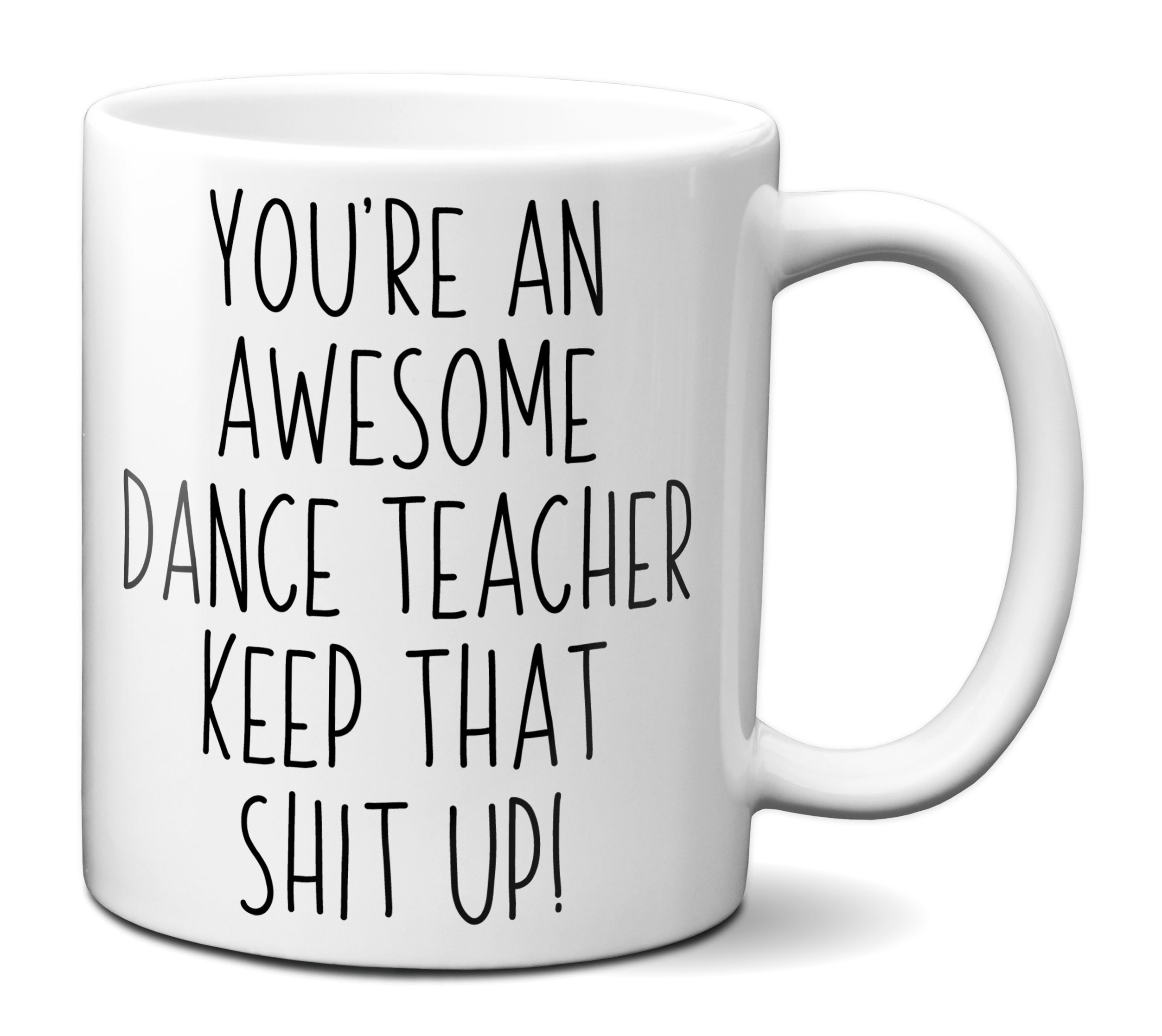 Dance Teacher Gifts Dancing Teacher Mug Funny Dancer Teacher - Etsy