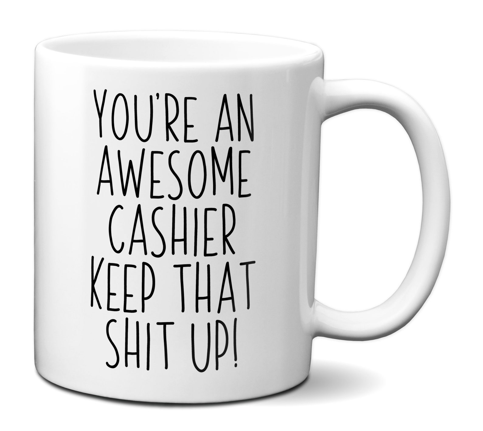 Funny Cashier Gift Cashier Mugs Cashier Gift Cashier Gift | Etsy