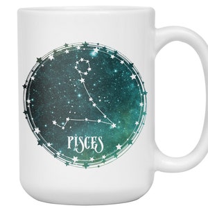 Pisces Zodiac Sign Gift, Pisces Coffee Mug, Pisces Gift Idea, Astrology ...