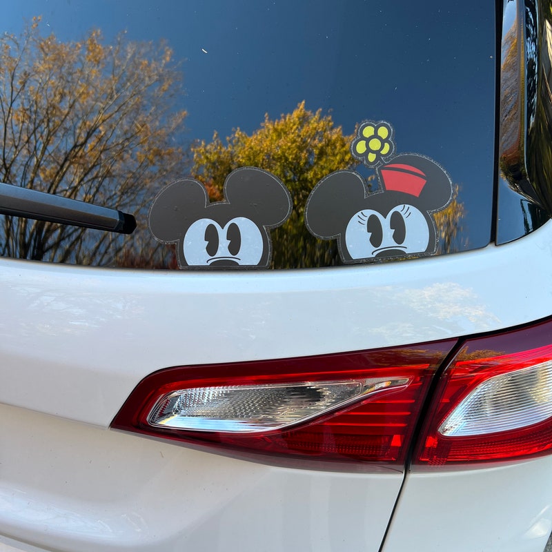 Mickey Mouse Car Decal - Etsy Canada